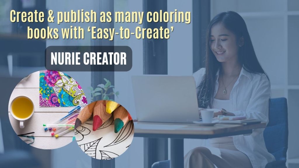Nurie Creator AI software create easy coloring books